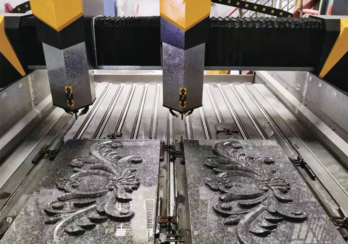 Two Heads Engraving Machine(2D) - Buy cnc stone engraving machine ...